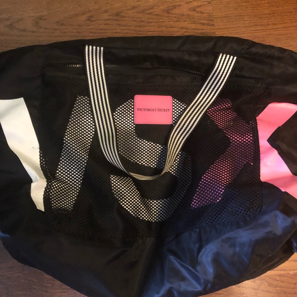 Authentic Victoria’s Secret Vs Tote Bag Mesh Vsx - Gem